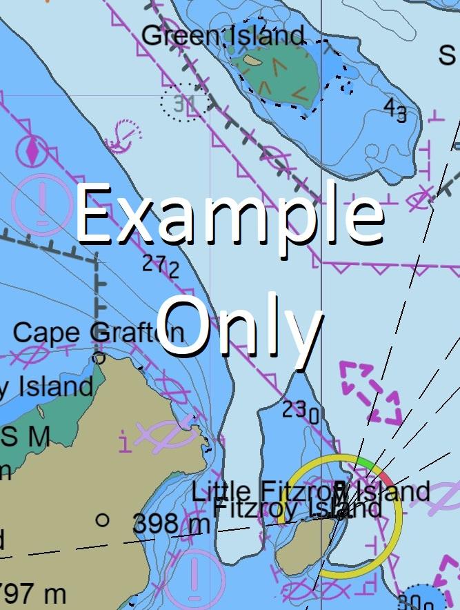 Aus ENC PT 617 - Port Pack 617 – Cairns Charts & Maps